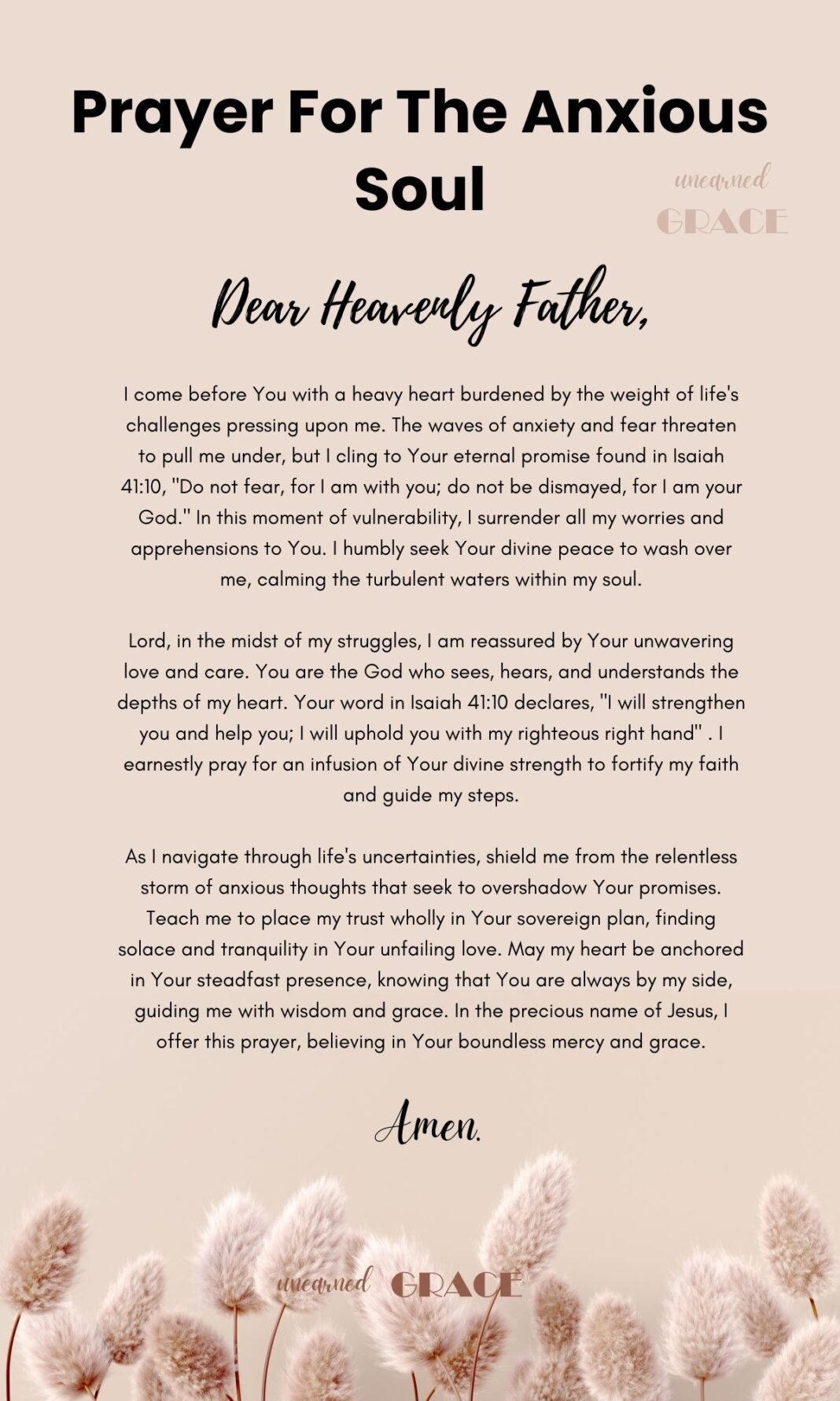 Day 4: Embracing Encouragement From Scripture - Unearned Grace