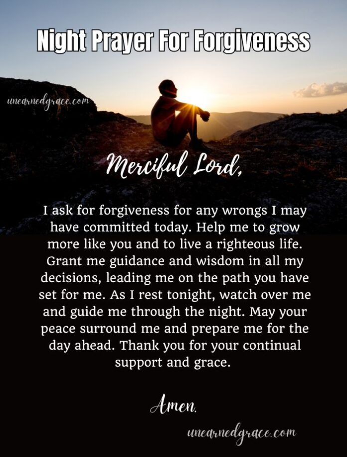14 Night Prayers For A Calm And Restful Sleep - Unearned Grace