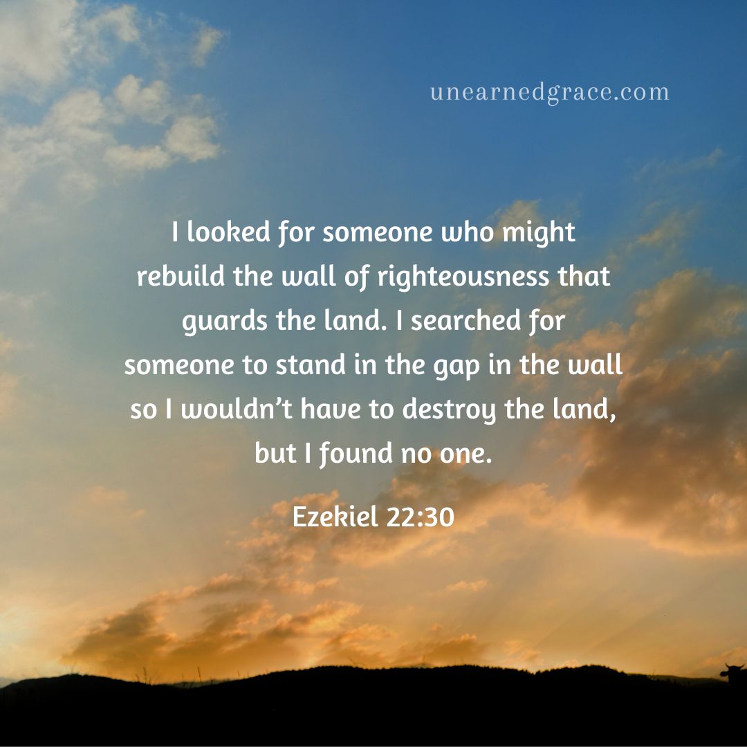 Ezekiel 22:30 Meaning