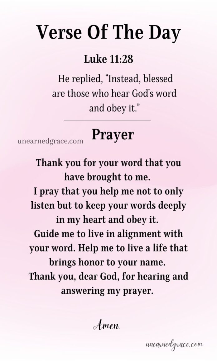 Luke 11:28 Meaning