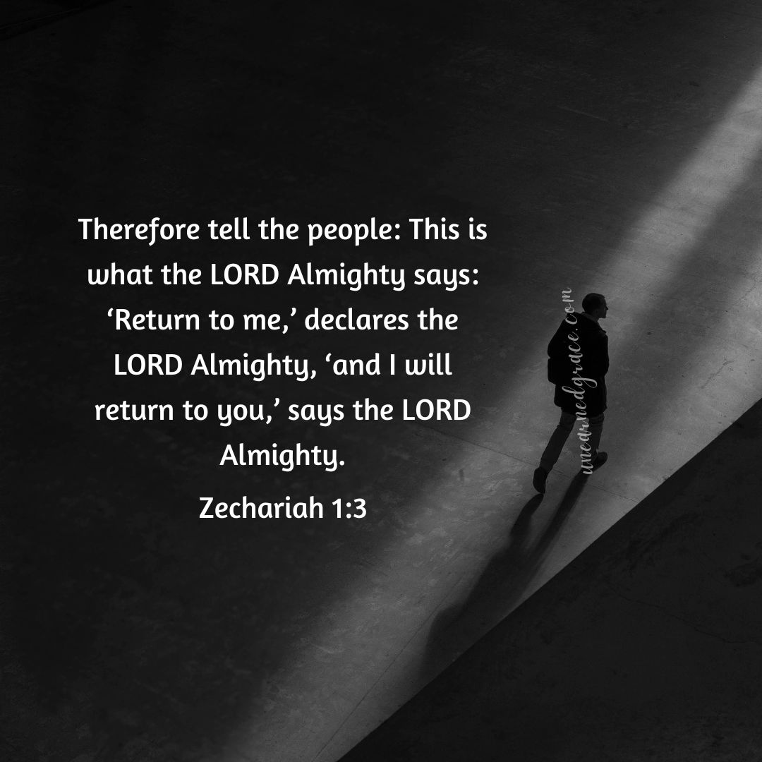 Zechariah 1:3 Meaning