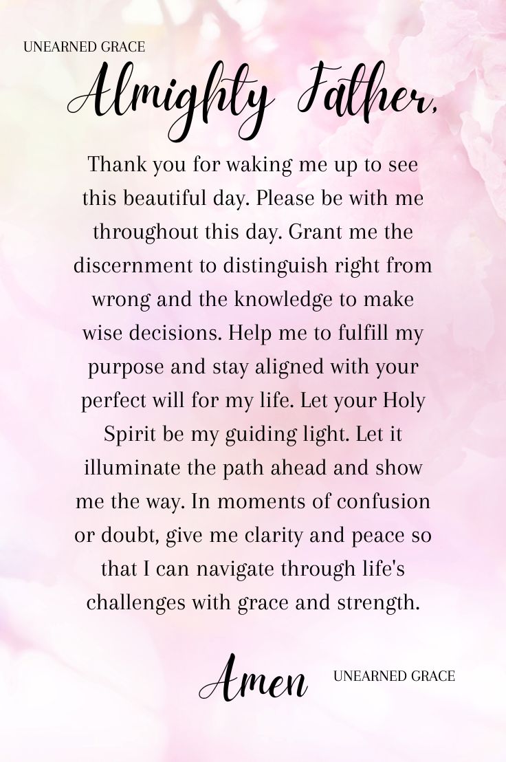 18 Powerful Daily Prayers To Say Every Morning (With Images) - Unearned ...