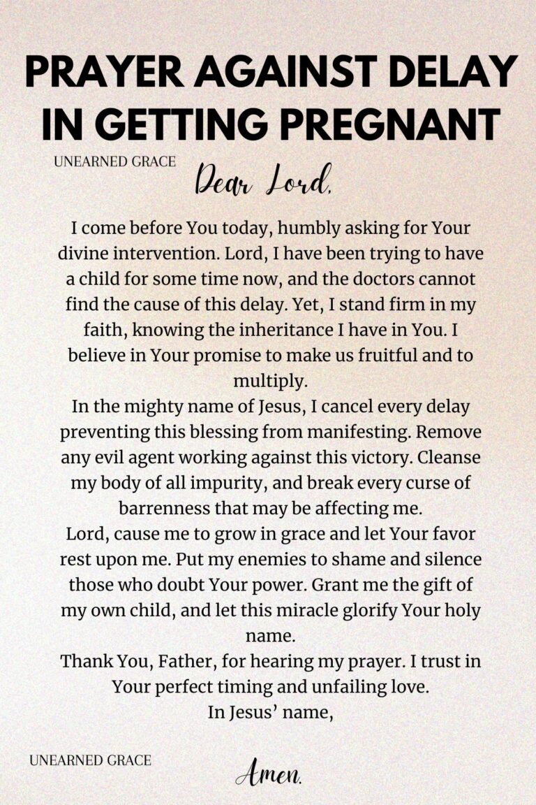 12 Prayers Against Spirit Of Delay And Stagnation - Unearned Grace